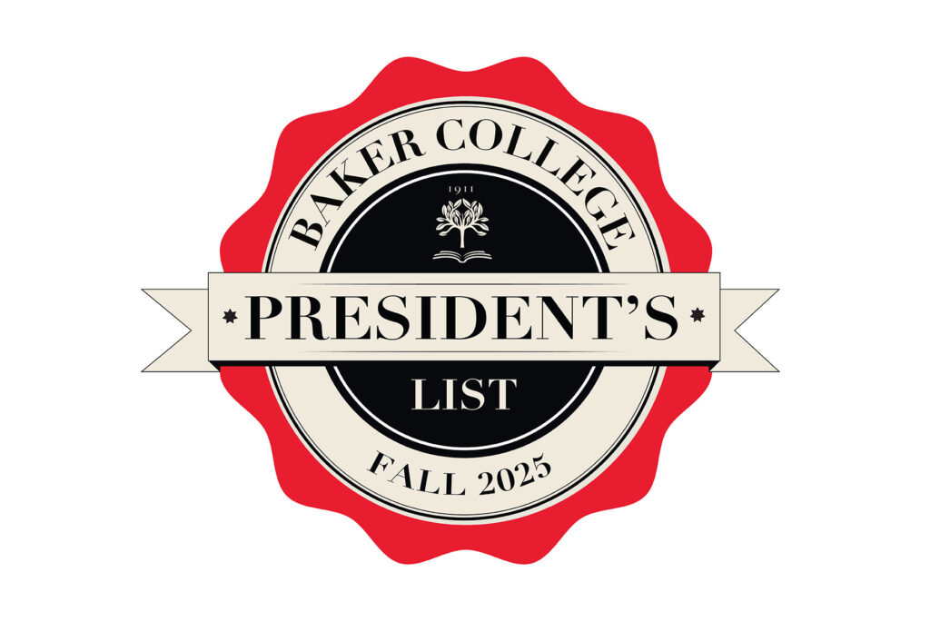 Dean's and President's Lists Fall 2025 - Baker College